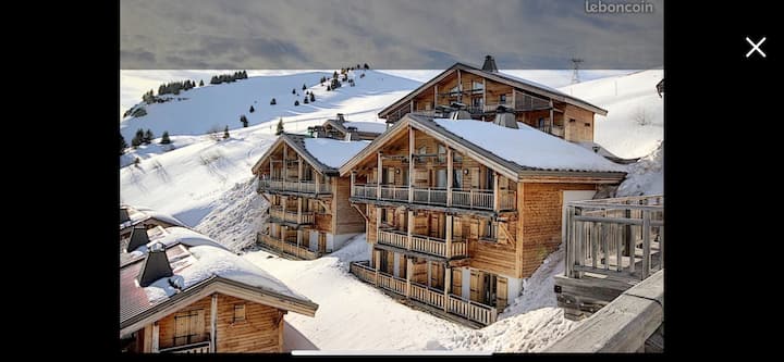 Chalet Sur Le Golf De Flaine 4 Chbres Et 4 Sdb - Morillon