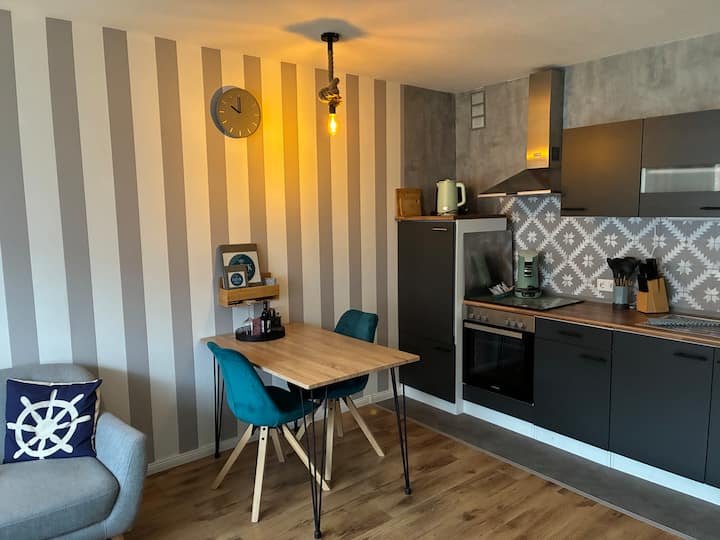 Glückahoi: Südbalkon & Strandkorb - Borkum