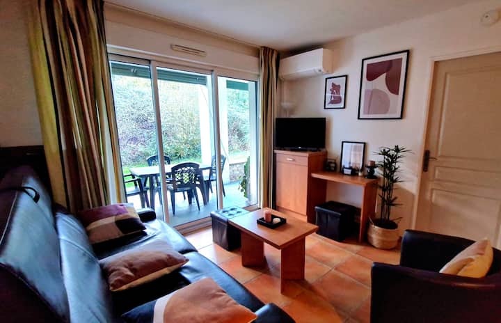 T2 Climatisé Résid Standing 300m Plage - Saint-Jean-de-Luz