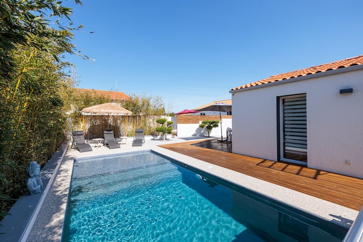 Big Palm - Piscine Et Spa - Vaux-sur-mer - Royan