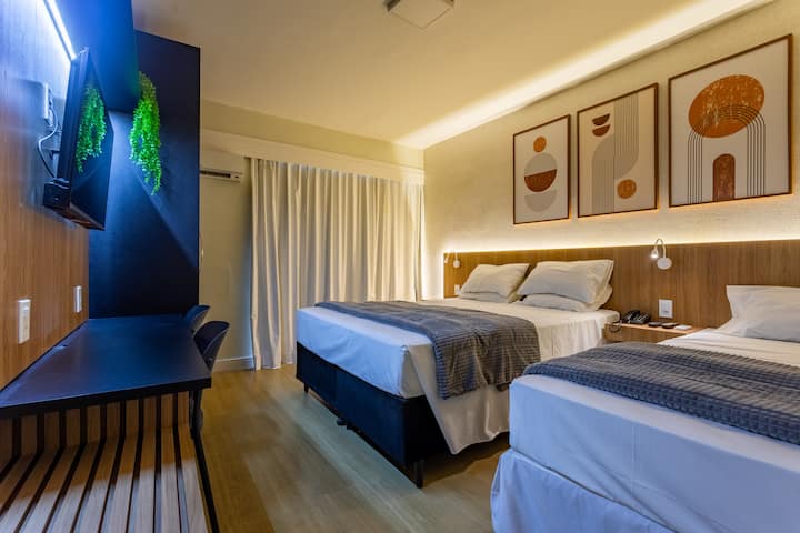 Apto P Até 3p / Serviço De Hotel E Conforto Total - Brasilia