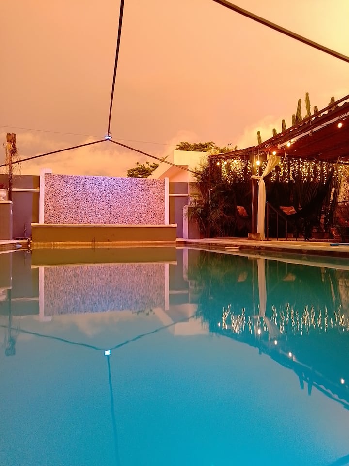 Guests House, Tub, Pool, Wifi, Netflix - Yucatán