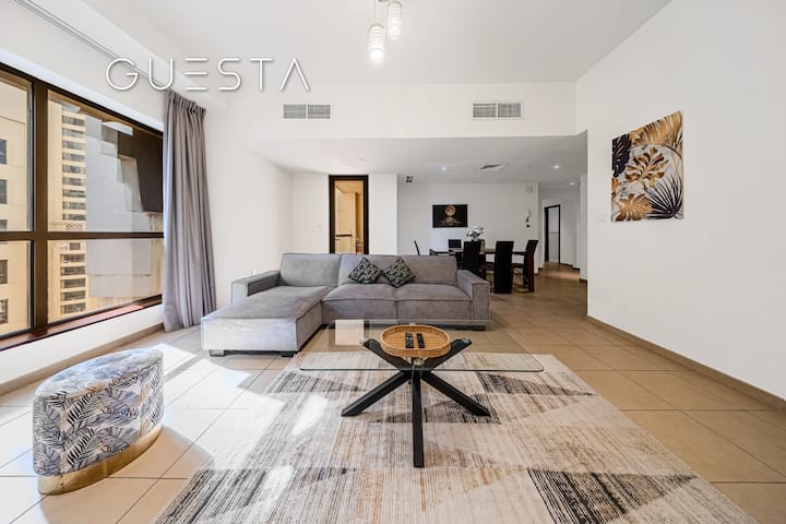 2 Bdr With A View In Jbr, Marina Walk/the Beach - Dubái