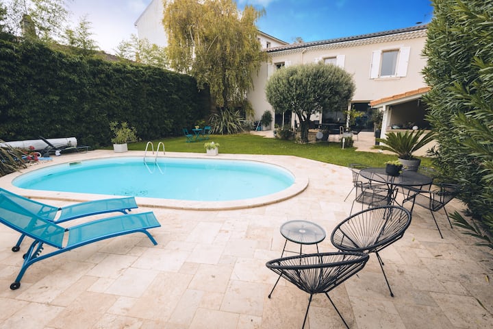 Superbe Villa Avec Piscine-calme-proche Gare-ville - Valence