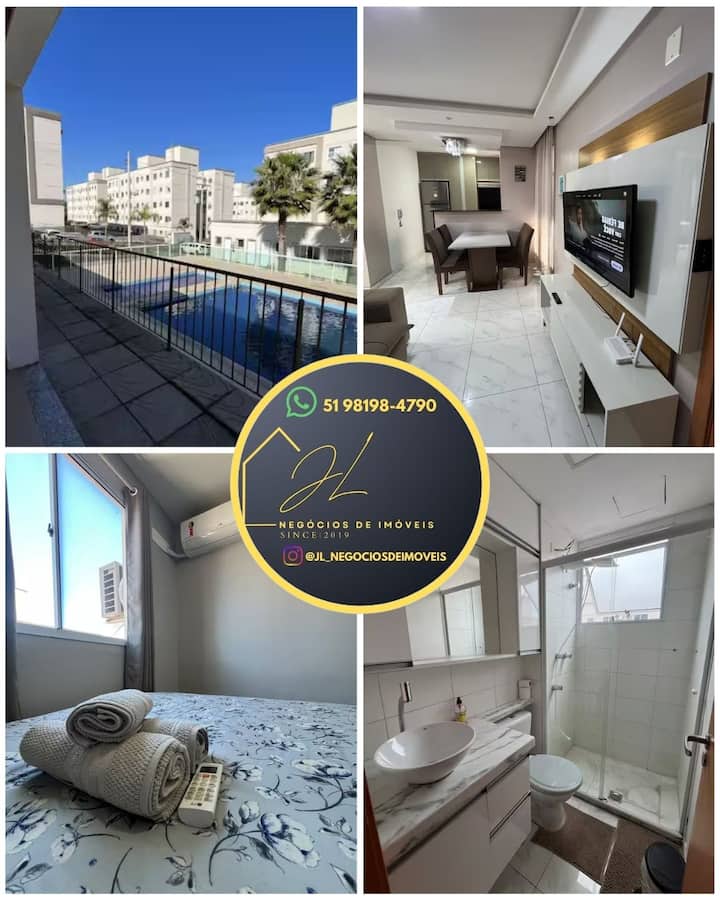 1-apê Conforto & Estilo: Piscina E Garagem Incluso - Novo Hamburgo