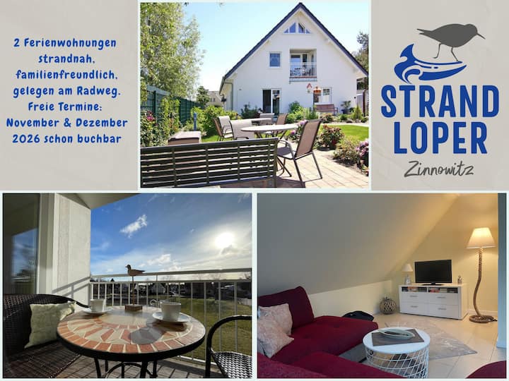Strandnahe 2-raum-wohnung Für 3 Personen + Baby - Zinnowitz