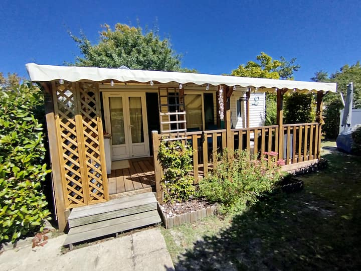 Mobil-home 4/5p. En Bord De Lac, Proche Mimizan - Landes