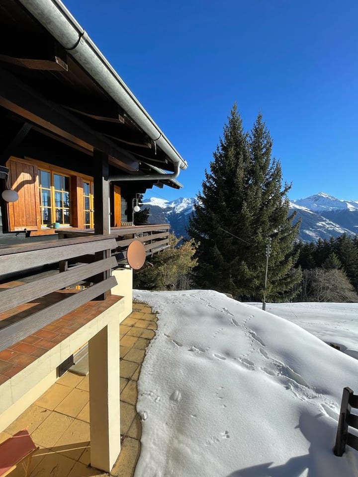 Luxe Chalet Met Sauna En Adembenemend Uitzicht - Canton du Valais