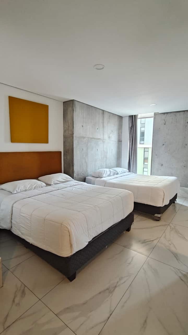 Purísima 5.0•loft Doble Con Balcón Céntrico Mty555 - Monterrey