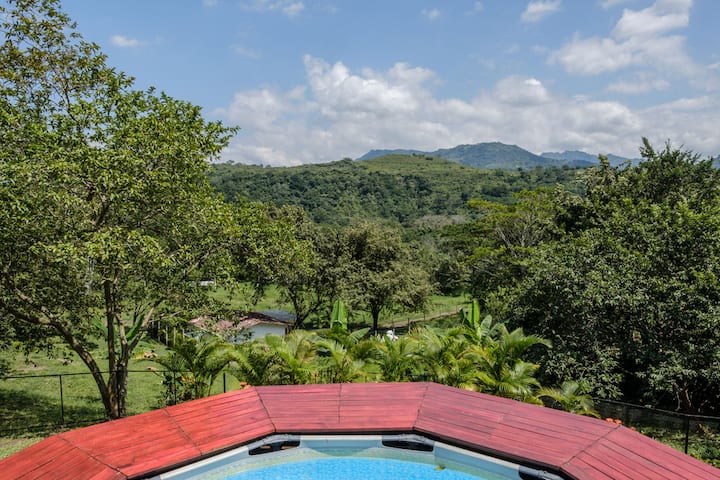Cabaña Con Hermosa Vista A Las Montañas - Villeta