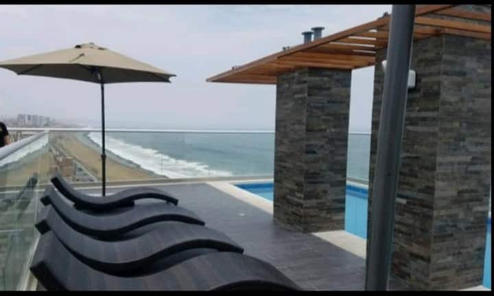 Apartamento Con Piscina Gym Cerca Aeropuertos - Lima Jorge Chavez Airport (LIM)