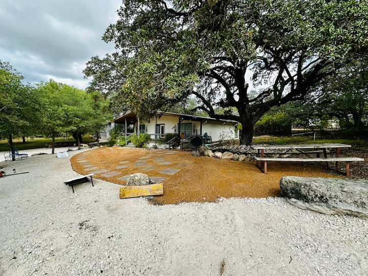 Kid Friendly River Front 65 Yard Walk! - Leakey, TX