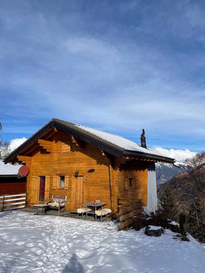 Chalet Avec Vue Imprenable, Biches à Proximité - La Tzoumaz