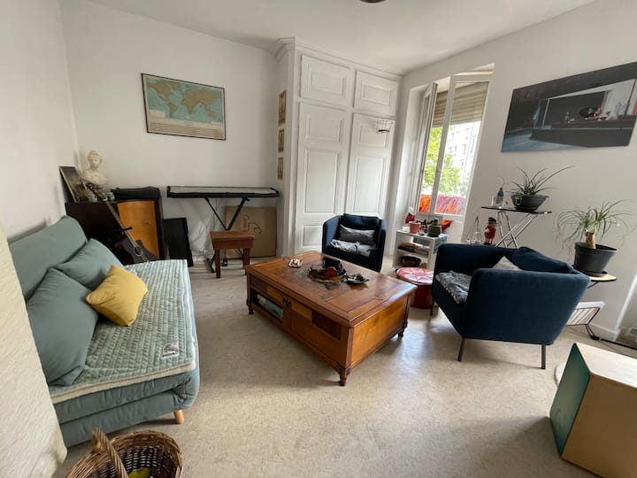 Chambre Cosy Dans Grand Appartement - Lyon