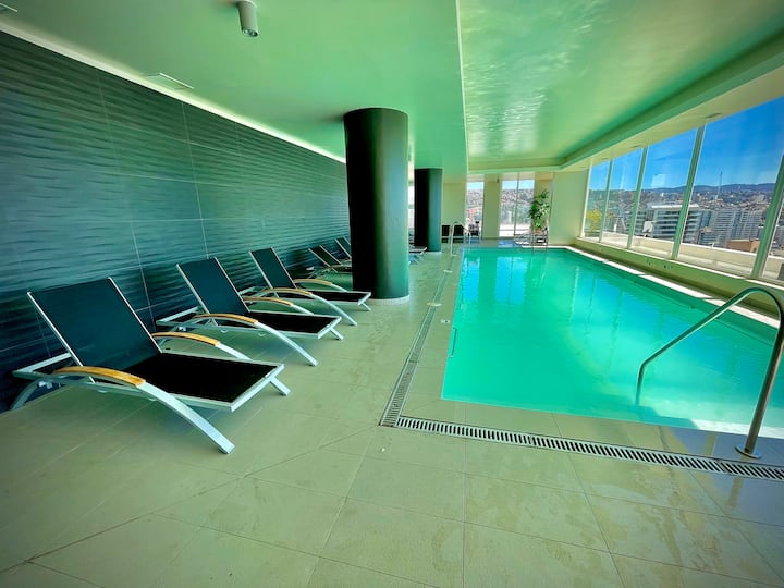 Departamento De Lujo A Pasos De La Playa. - Viña del Mar