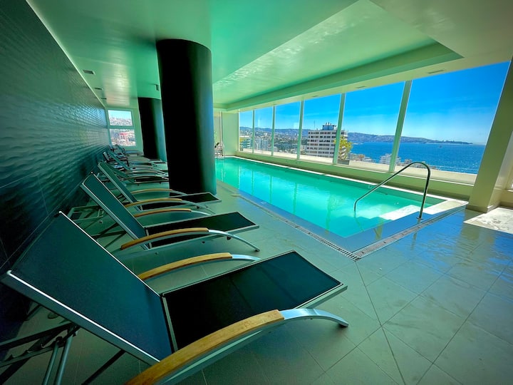 Departamento De Lujo A Pasos De La Playa. - Viña del Mar