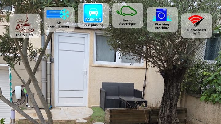 Studio Climatisé Avec Jardin - Maisons-Alfort