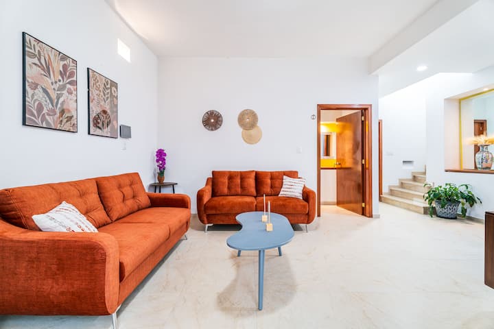 Casa Los Abuelos 7 Bedrooms With Private Bathrooms - Ciudad de México