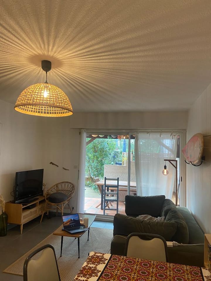 Charmant Appartement Avec Grande Terrasse - Contis-Plage