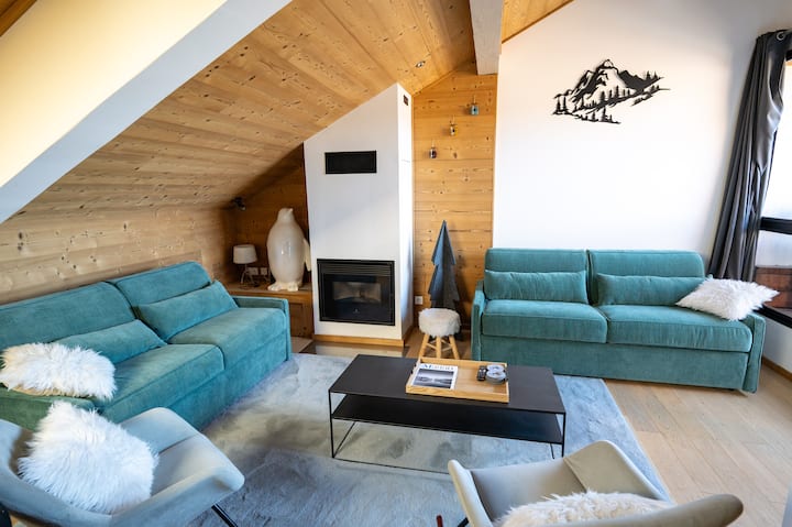 "Au Coin Du Feu" - 50m² - Centre Station - 6 Pers - Villard-Reculas