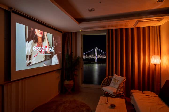 ㅣ합법숙소ㅣ탑층ㅣ광안대교ㅣ오션뷰ㅣ룸3(방2,거실1)ㅣ힐링여행ㅣ불꽃명소ㅣ광안리핫플ㅣ - Busan