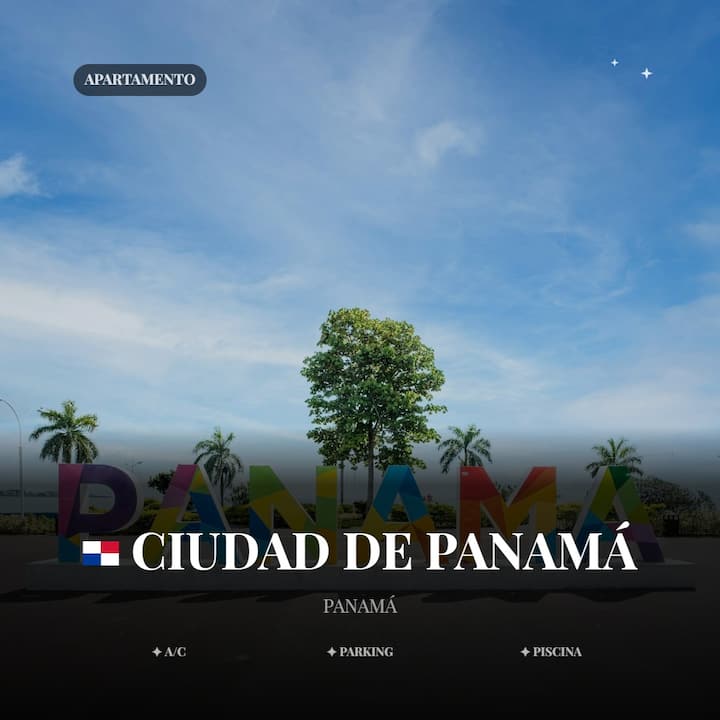 New Apt +Pool+parking+wifi+ac+laundry@panama City - Panama City