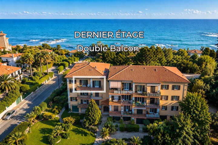 F2 • Mer à 50m • Double Balcon • Clim • Garage - Fréjus