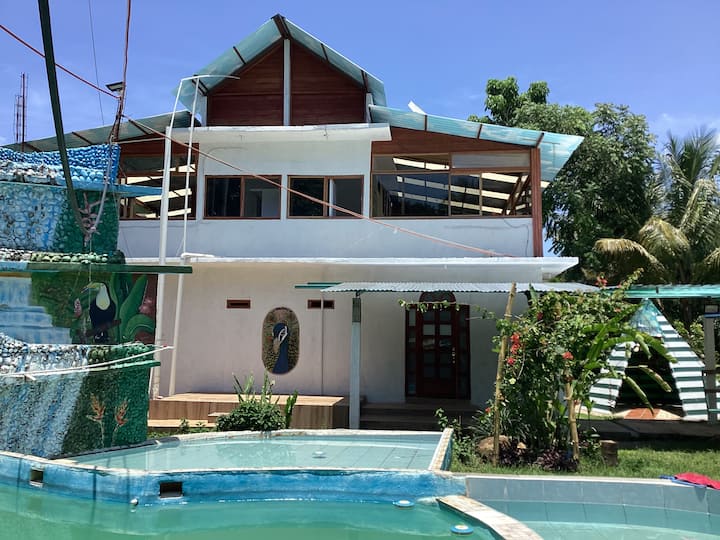 Cabaña, "Claro Luna" Huerto, Alberca, Wifi70mbps - Mexico