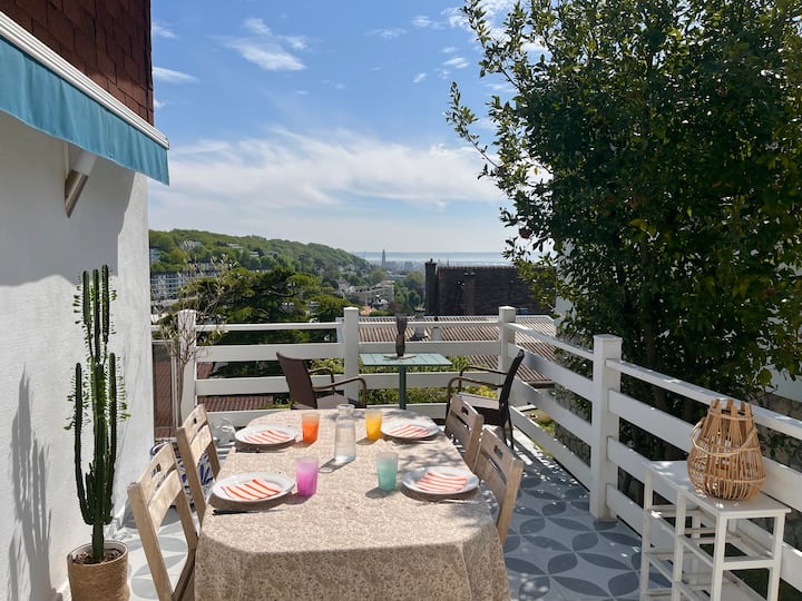 Maison Perchée, Belle Vue Vallon Et Mer Au Loin - Le Havre