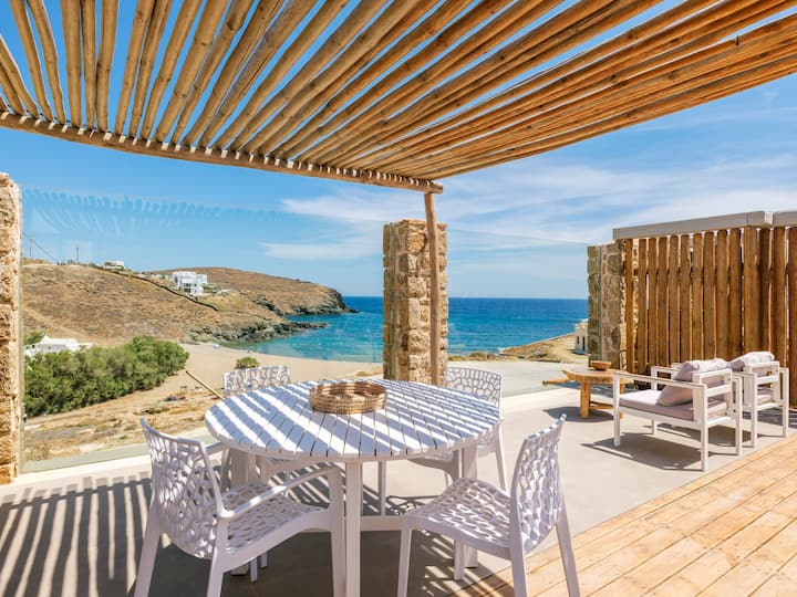Club Villa Mykonos Beach Front | 2 Pools & Jacuzzi - Mykonos