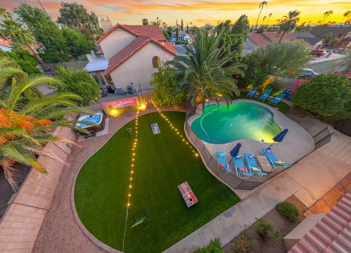 Luxury Scottsdale Oasis – Heated Pool| Game Room - Phoenix, AZ