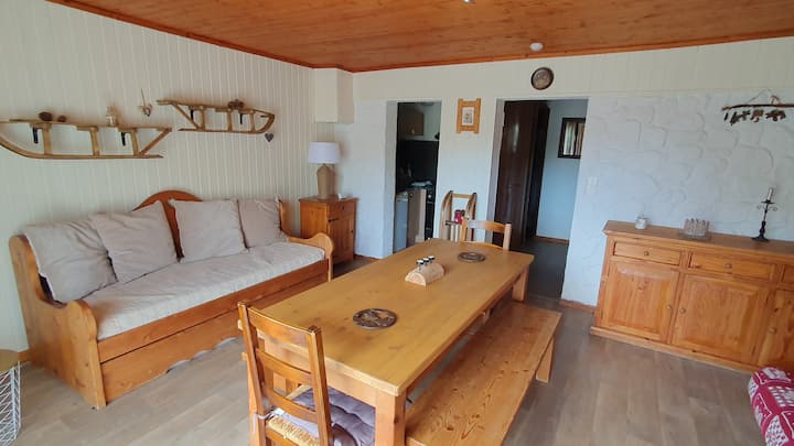 Le Colporteur.  Appartement En Chalet Avec Vue. - Aillon-le-Jeune