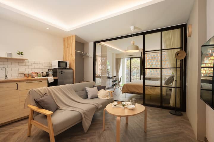 5 Min Bts Asok - 1b1b, Cozy, Spacious 1 - Bangkok