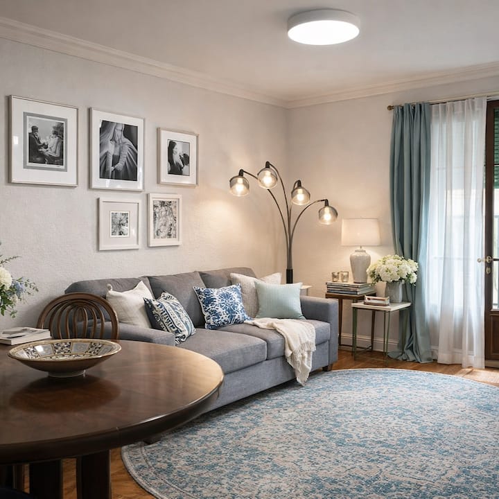 Bel Appart: Chambre + Salon - Près De La Rivière - Genebra