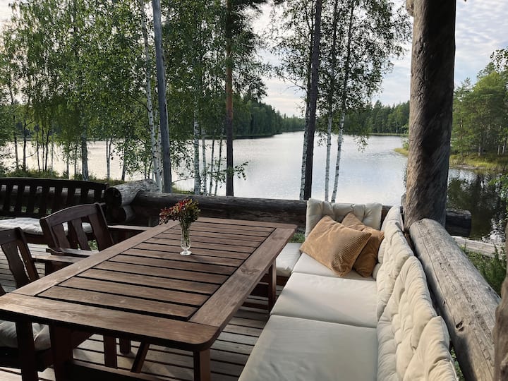 Tiny Private Lakeside Cottage With Sauna - Suomi