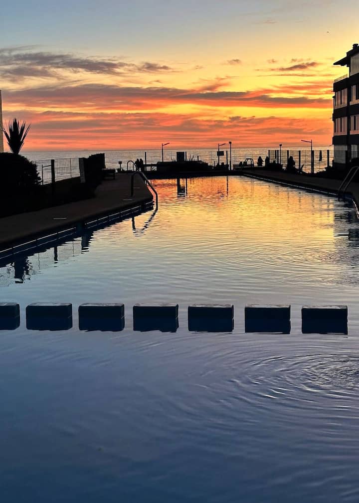 Depto. Familiar Vista Al Mar 1°piso, El Tabo - El Tabo