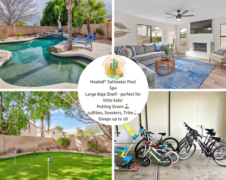 Downtown Family Retreat |Heated* Pool | Spa | Golf - Gilbert, AZ