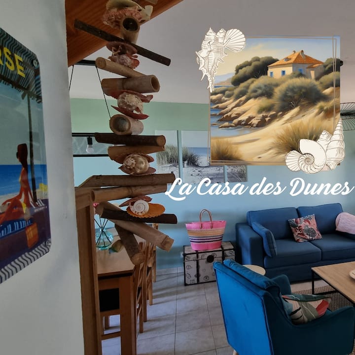 La Casa Des Dunes ~ Vue Mer ~Plage ~ Piscine - Korsika