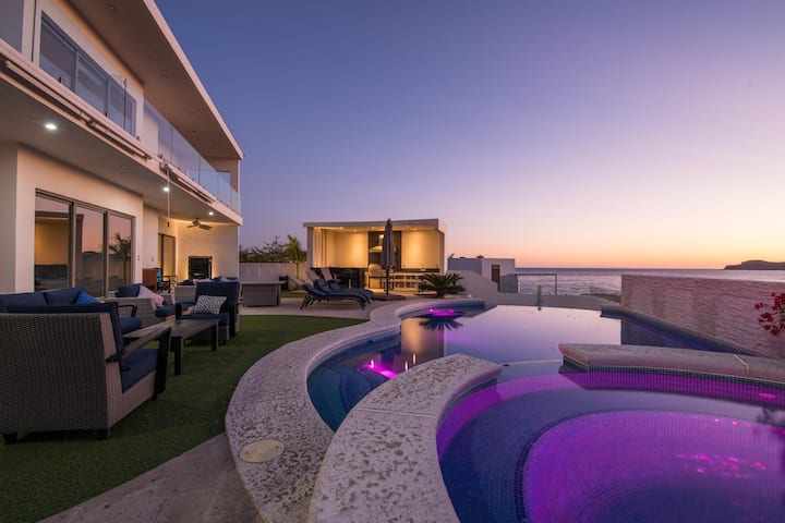 Villa De Lujo | Alberca Infinita + Vista Al Mar - San Carlos Nuevo Guaymas