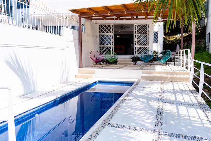 Villa Condesa Con Vista 180°a La Bahía De Acapulco - Acapulco