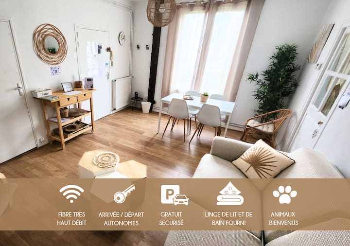 'Bambou Zen' - T2 • 5 Couchages - Vieux Tours - 투르