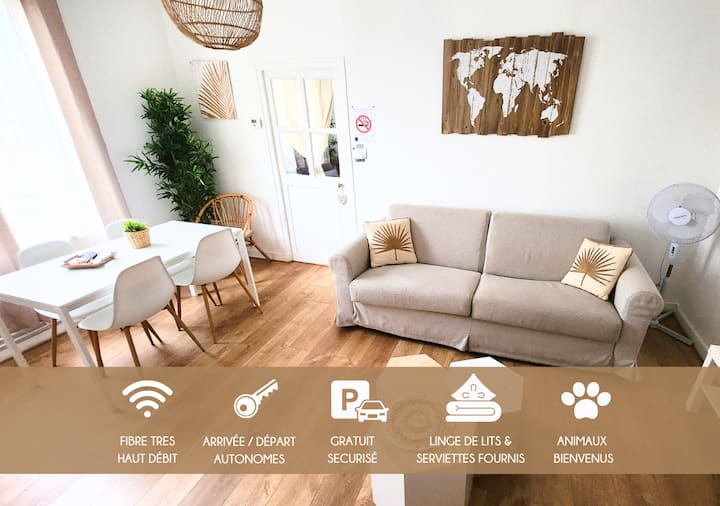 'Bambou Zen' - T2 • 5 Couchages - Vieux Tours - Tours