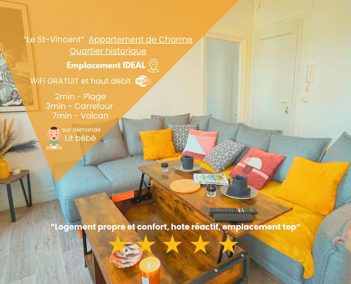 2 Min Plage | Emplacement Idéal | T2 Tout Confort - Le Havre