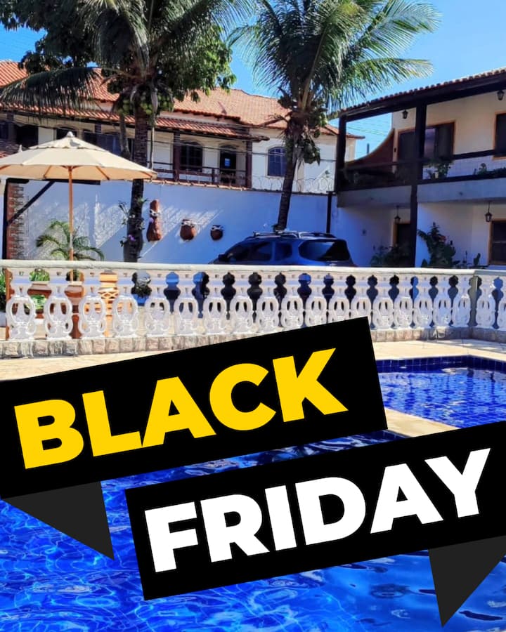 Piscina E Churrasqueira, A Passos Da Praia Peró - Cabo Frio