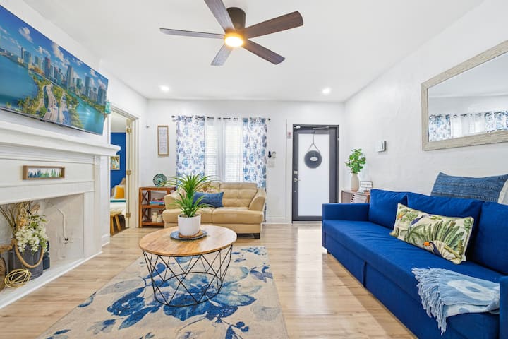 King/2-1 Br/7ppl/wi-fi/bbq/spa/w&d/parking - Coral Gables, FL