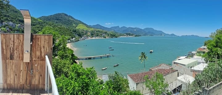 Casa De Praia Com Vista Para O Mar E Nascer Do Sol - Mangaratiba
