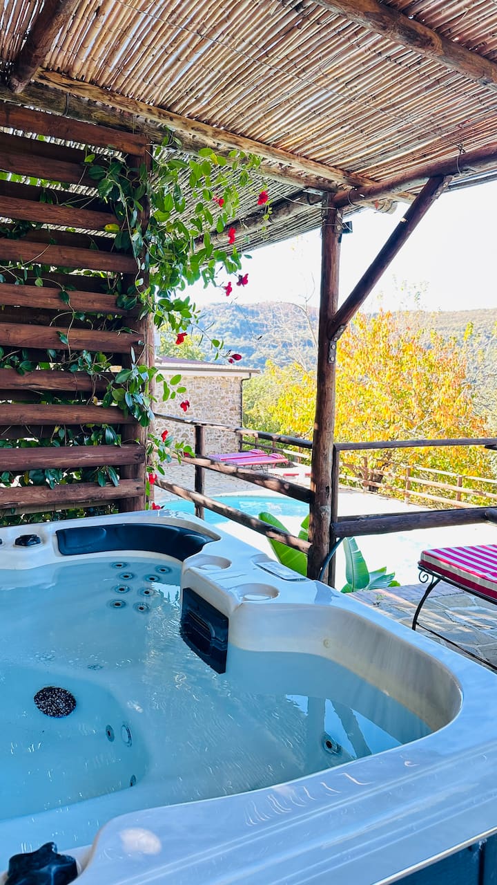 Panoramic Private Villa- Pool&hot Tube- Paestum - Cilento