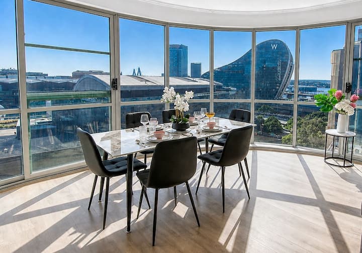 Appartement De 3 Chambres Avec Vue Spectaculaire Sur Darling Harbour Qvb/icc - Sydney