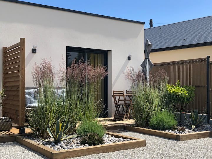 Studio 200m De Sword Beach + Terrasse + Pkg Public - Normandie