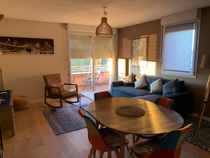 Appartement Cosy, Moderne Et Fonctionnel - Toulouse-Blagnac Airport (TLS)